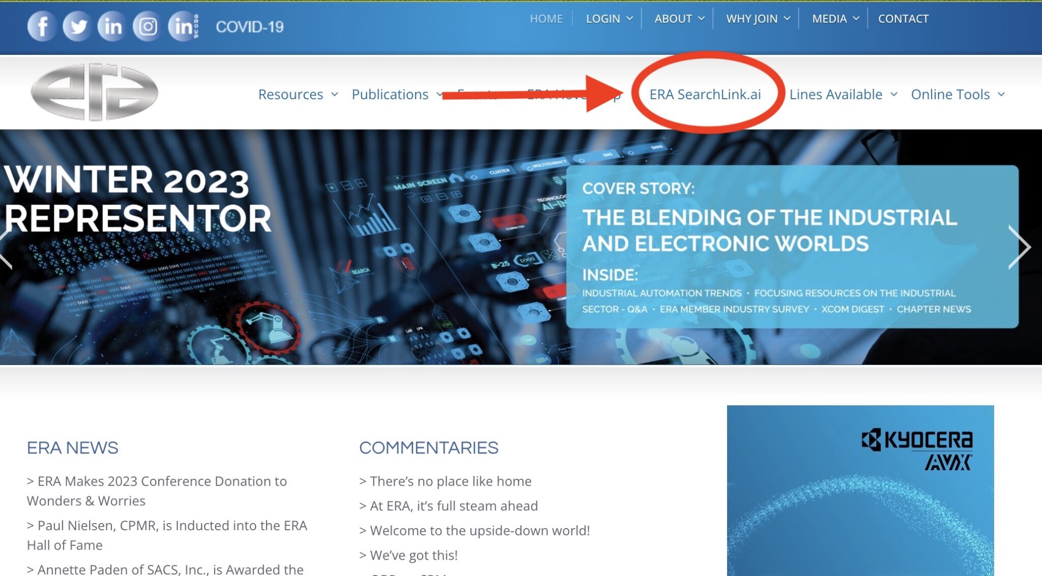 > ERA Debuts ERA SearchLink.ai « Electronics Representatives Association